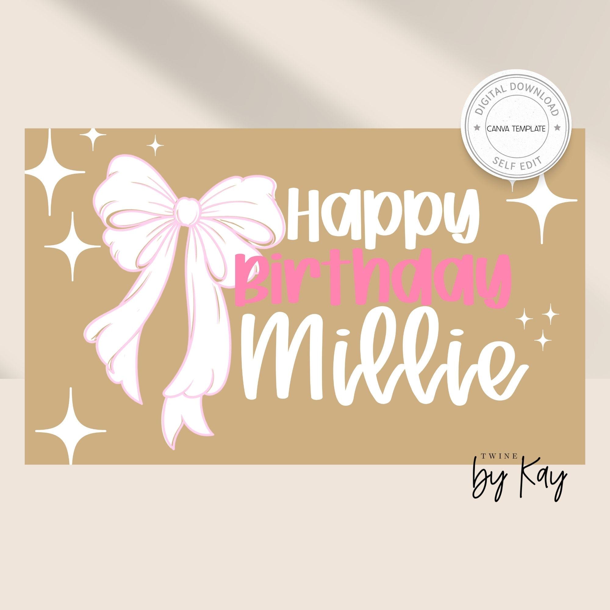 Custom Butcher Paper Banner | Event Banner, Personalized Banner, 16th ...