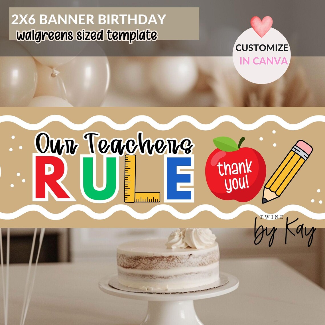 Teacher Appreciation Week Banner Template | Printable Teacher ...