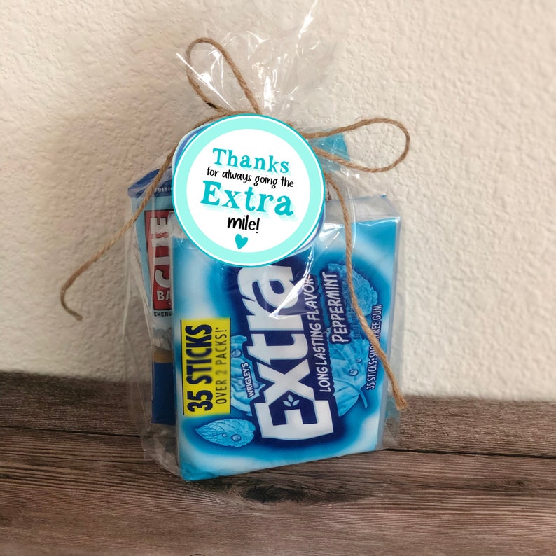 Thanks for Always Going the EXTRA Mile Gift Tag Printable. Teacher ...