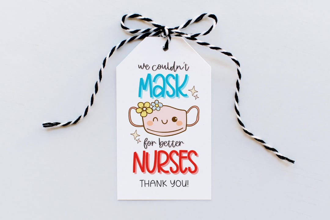 Cute Happy Nurses Week Printable Gift Tag for Nursing Staff | Nurse ...