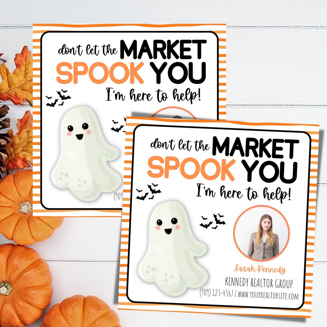 Halloween Realtor Pop by Idea, Fall Referral Realtor Tag, Closing Gift ...