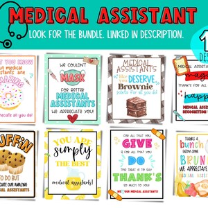 Donut Appreciation Medical Assistant Week Printable Sign. Happy Medical ...
