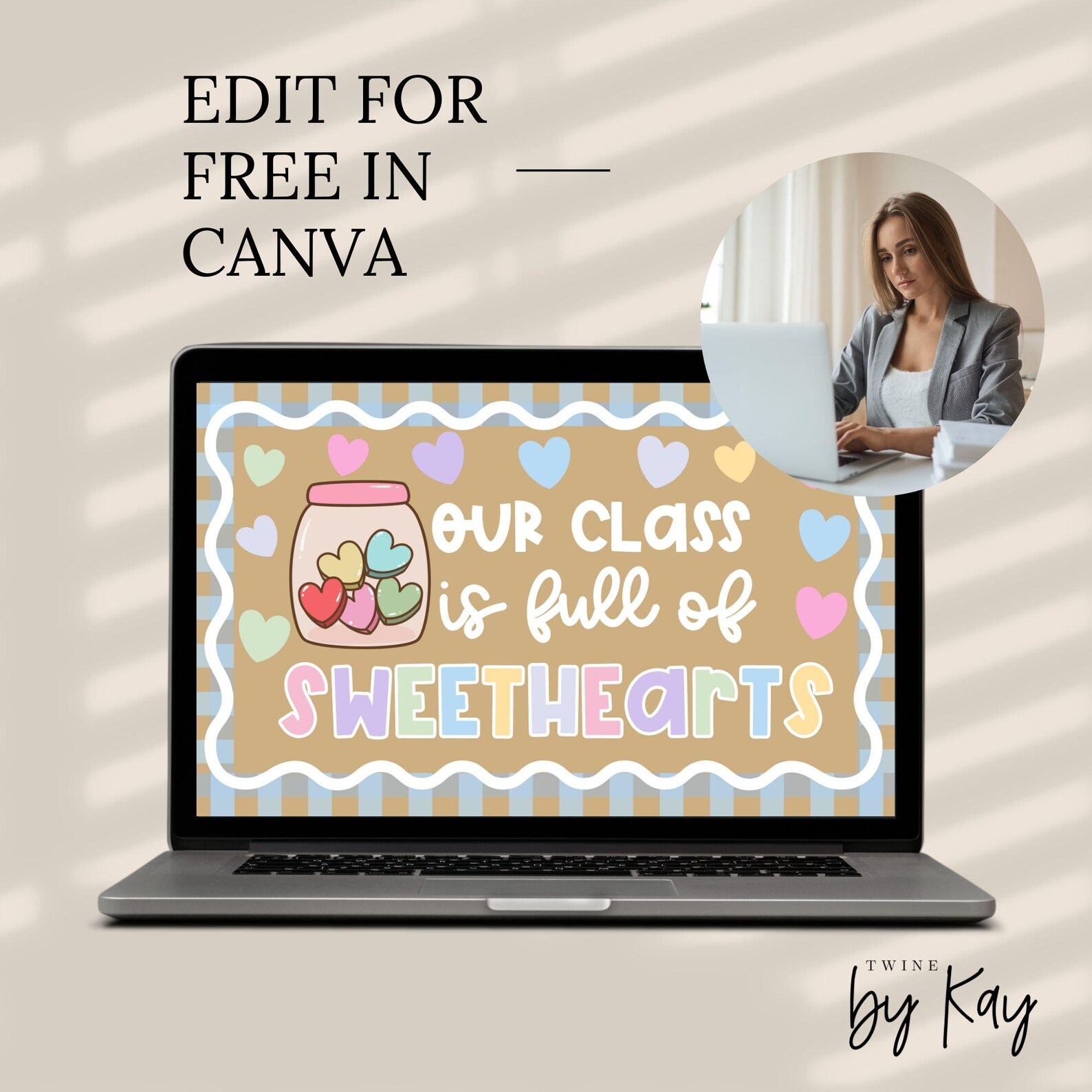 Our Class is Full of Sweethearts Banner Template | Valentines Classroom ...