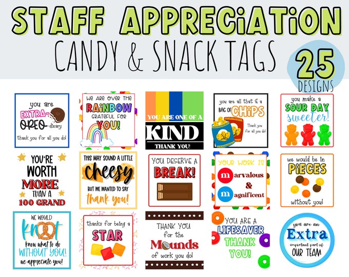 Teacher Appreciation T Ideas Printable Candy Gram Poster Teacher