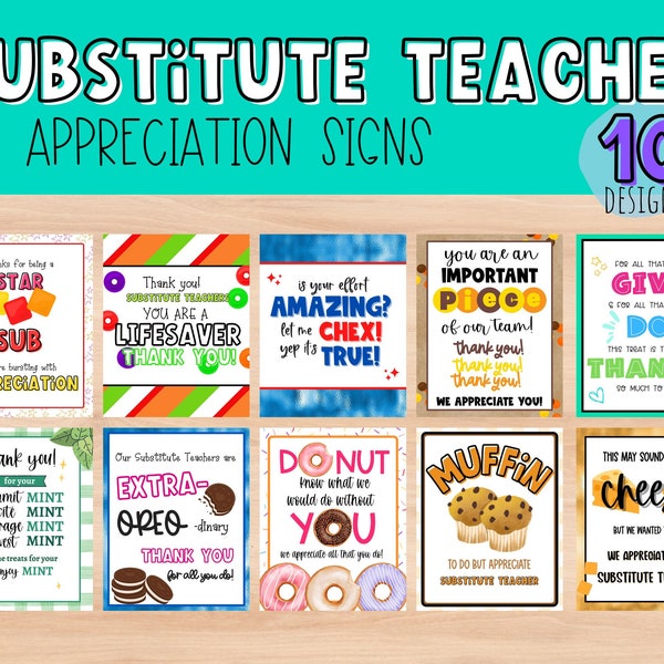 Substitute Teacher - Etsy