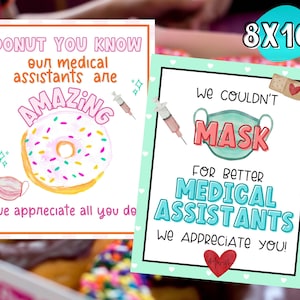 Medical Assistant Appreciation Week Gift. Lunch & DONUT Appreciation ...