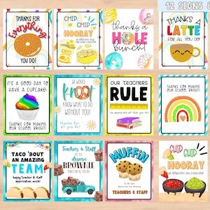Rainbow Teacher Appreciation Week Itinerary. Flyer Template for Teacher ...