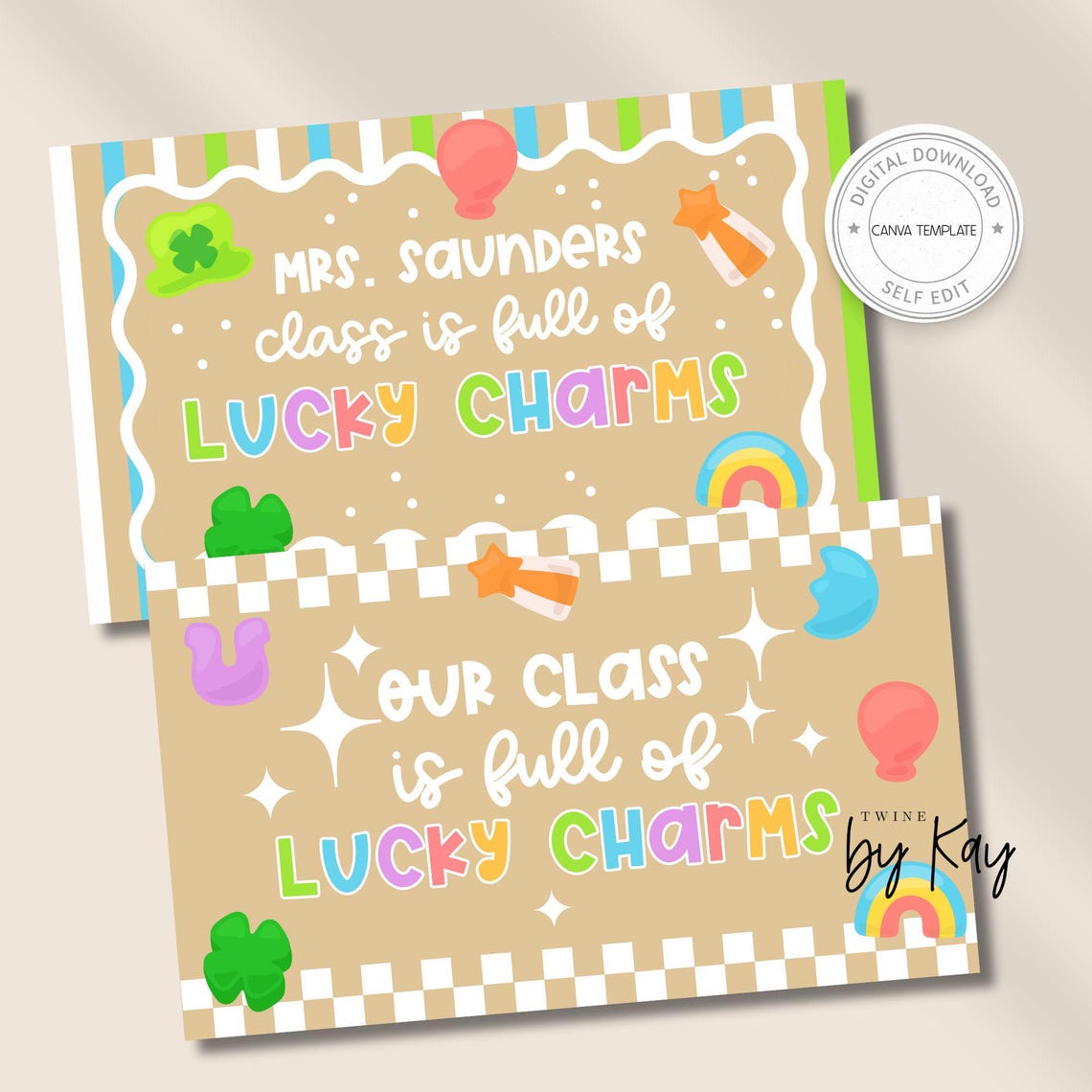 Our Class is Full of Lucky Charms | Happy St. Patricks Day Banner ...