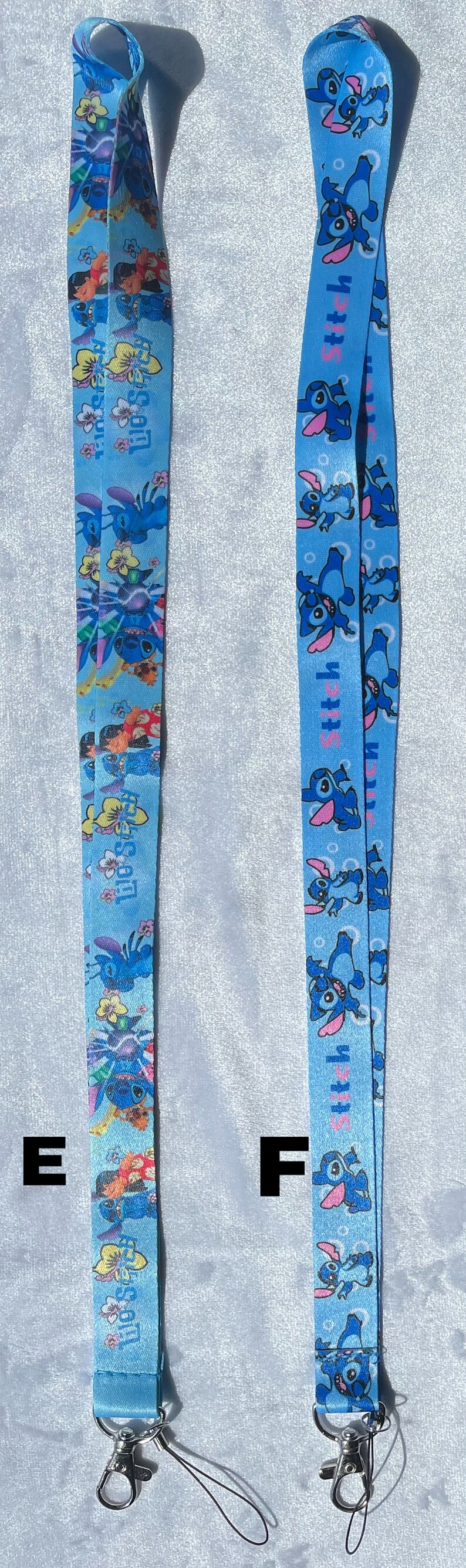 Disney Stitch Lanyards Disney Lanyards Landyards Blue - Etsy