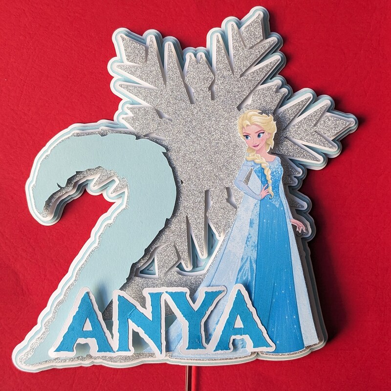 Elsa Cake Topper - Etsy Canada