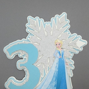 Frozen Cake Topper Elsa Birthday Cake Topper Kids Birthday - Etsy Canada