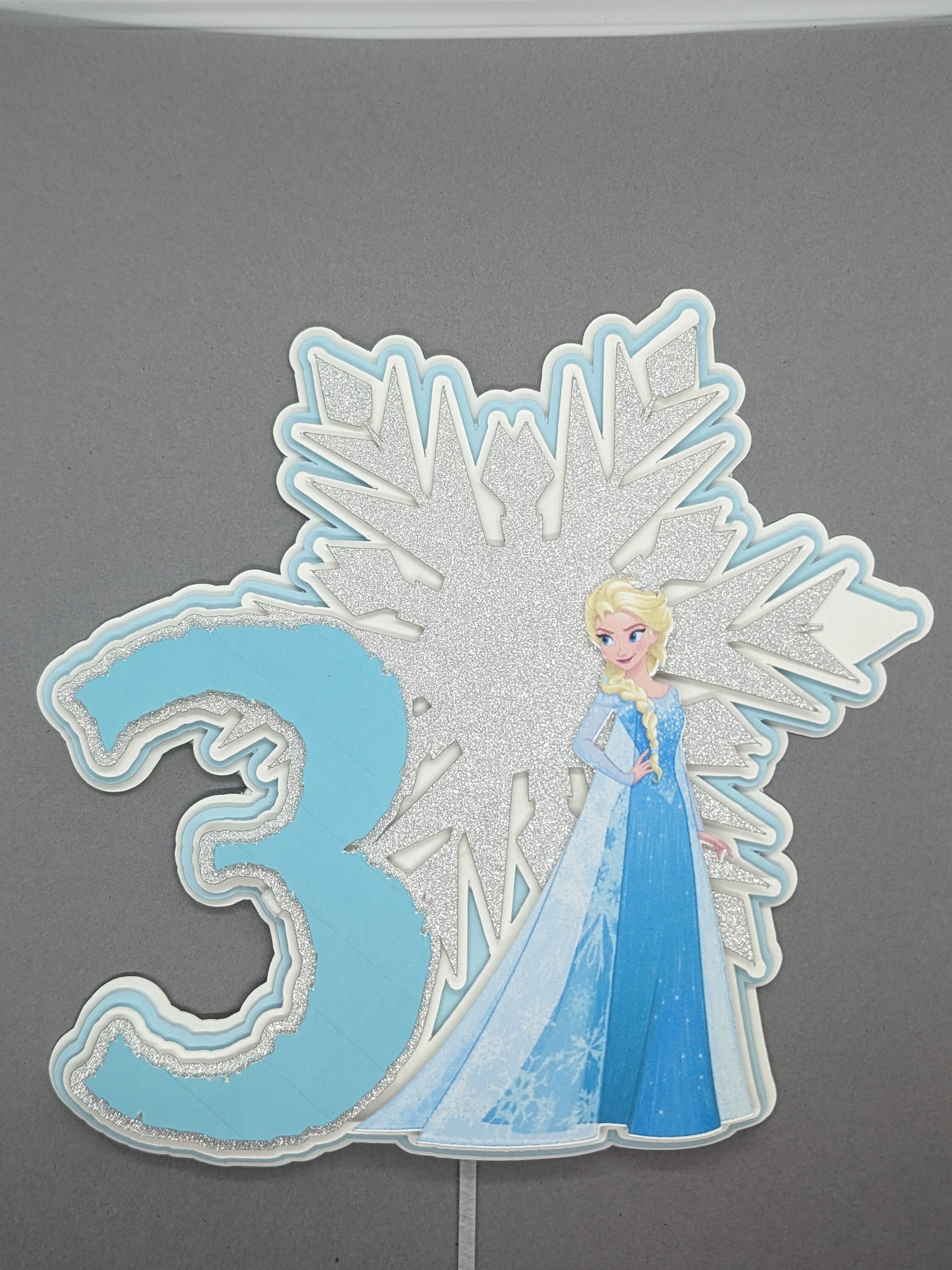 Frozen Cake Topper, Elsa Birthday Cake Topper, Kids Birthday Cake ...