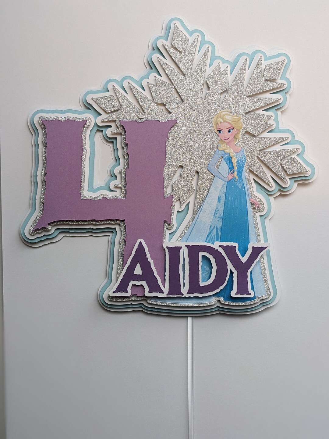 Frozen Cake Topper, Elsa Birthday Cake Topper, Kids Birthday Cake ...
