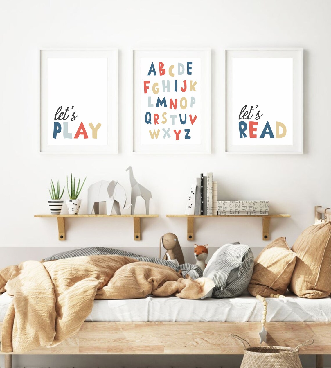 Let's Play Printable Playroom Wall Art Homeschool Decor - Etsy