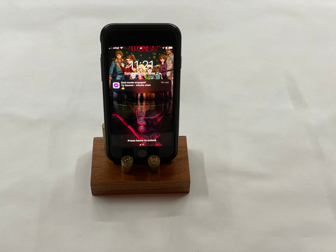 Wood and Spent Brass Phone and Tablet Holder - Etsy