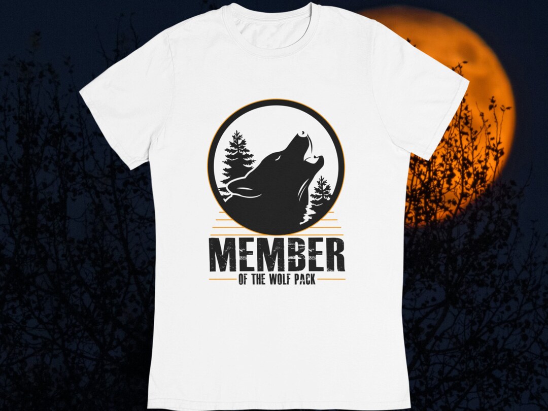 Wolf Shirt Fun Family Shirts Team Member Shirts Member - Etsy