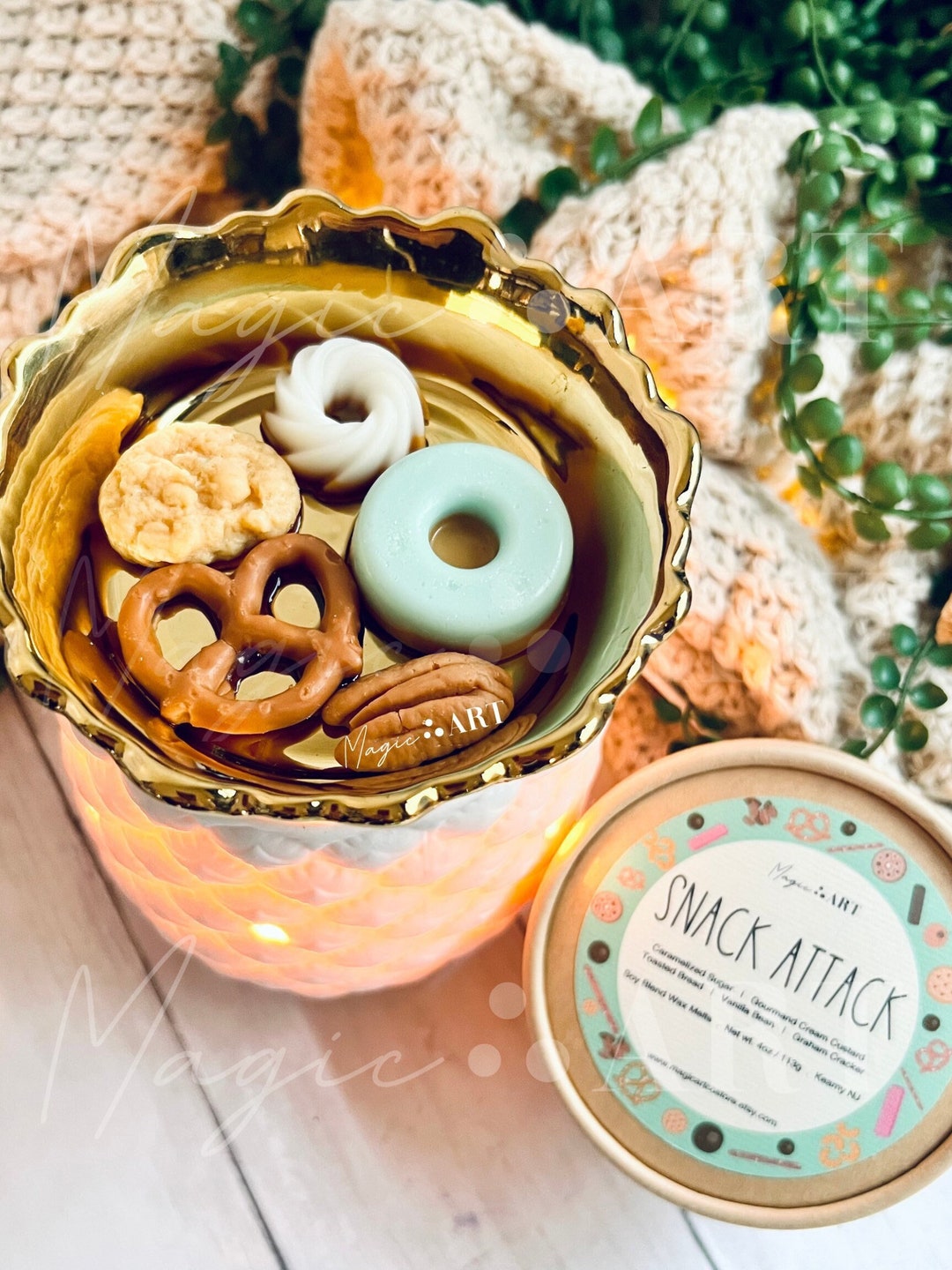 Snack Attack Wax Melts Assortment of Dessert Snacks Fake - Etsy