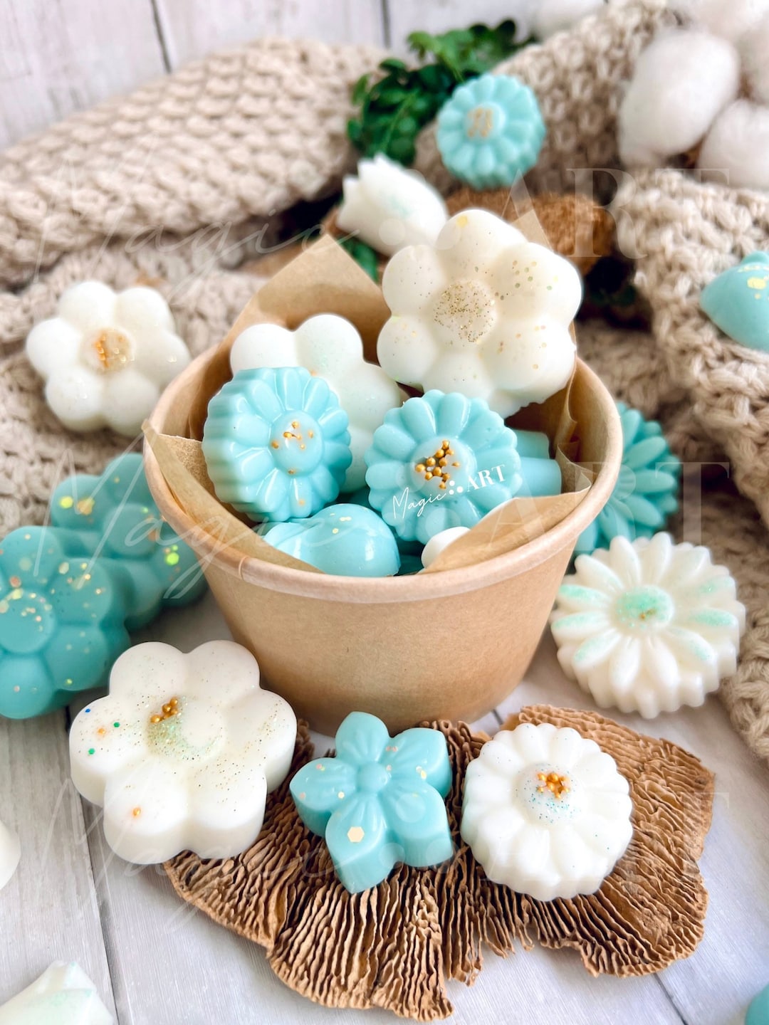 Moon Flower Wax Melts, Spring Decoration, Gifts for Mom, Birthday Gift ...