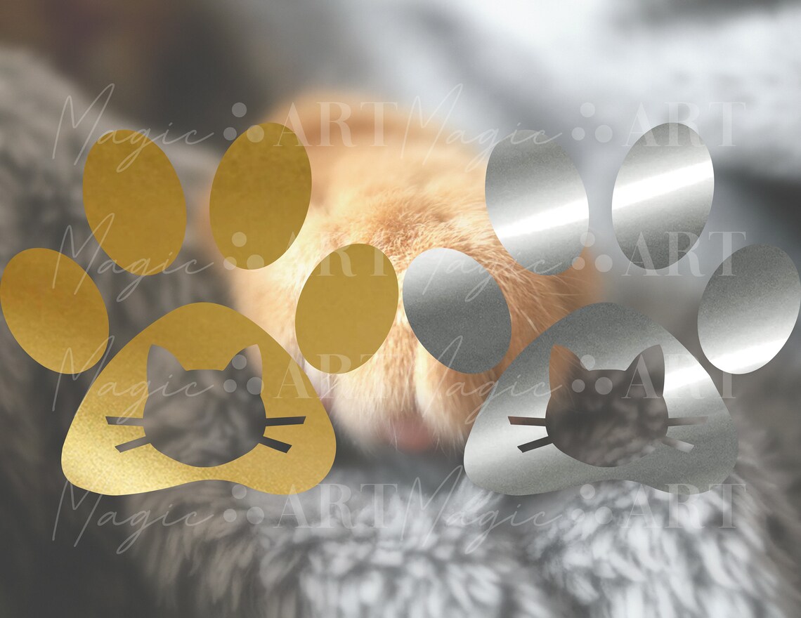 DECAL Cat Paw Decal Cat Decal Cat Decals and Stickers | Etsy