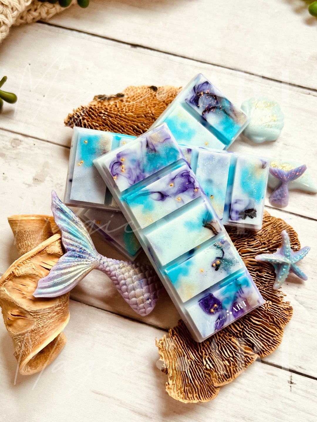 Mermaid Island Snap Bars Wax Melts, Smells Like bumbum, Mermaid Gifts ...