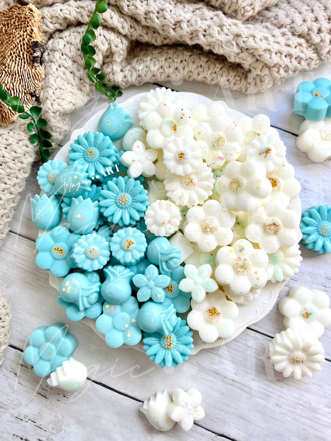 Moon Flower Wax Melts, Spring Decoration, Gifts for Mom, Birthday Gift ...