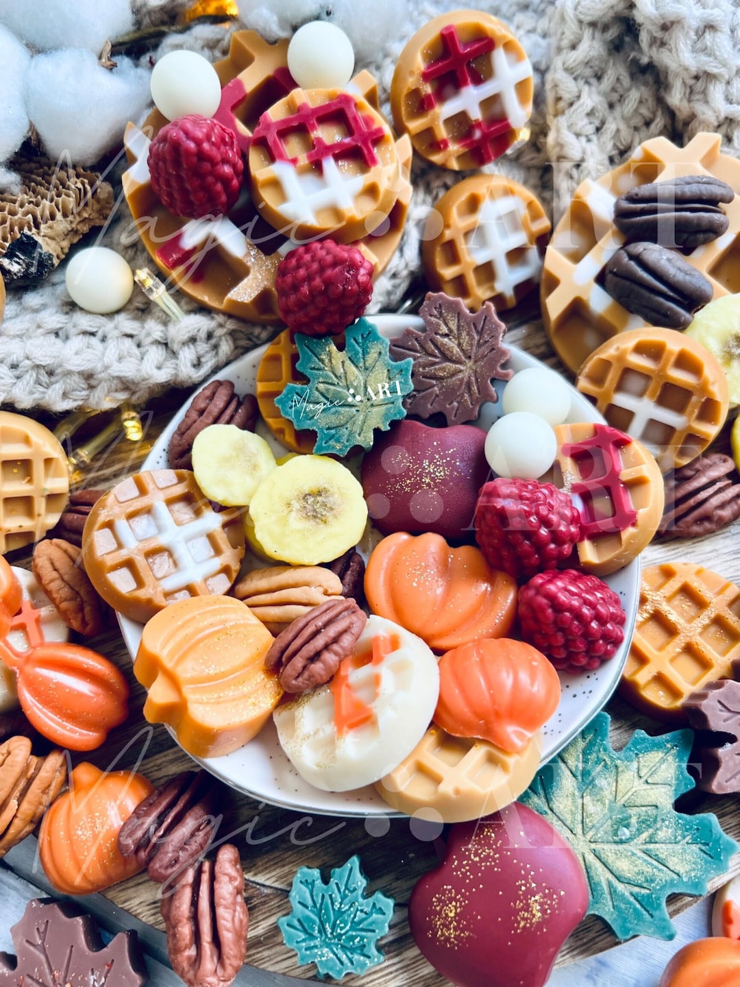 Everything WAFFLES Wax Melts Collection, BUNDLES, Apple Maple, Banana ...