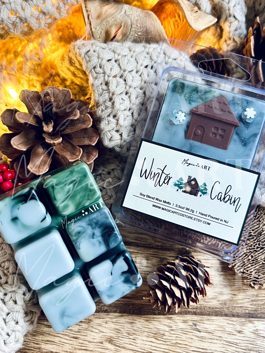 Winter Cabin Wax Melts, Holiday Season, Christmas Gifts, Christmas Home ...