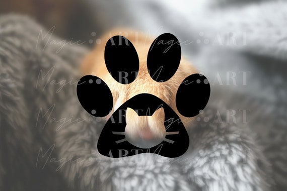 DECAL Cat Paw Decal Cat Decal Cat Decals and Stickers - Etsy