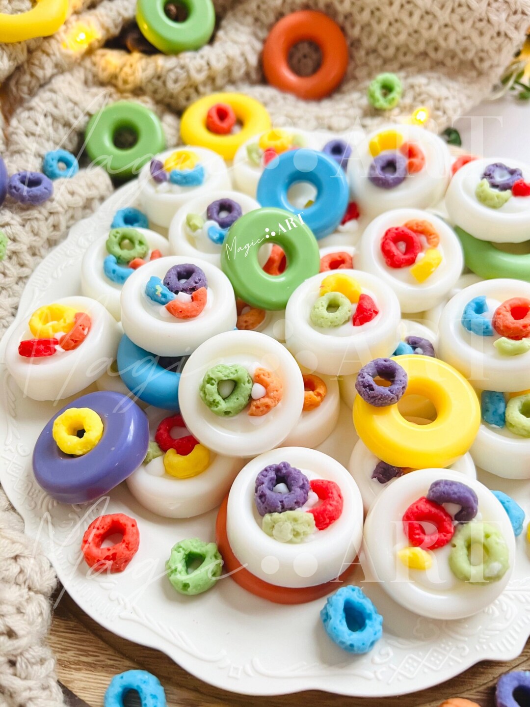 Fruity Cereal Wax Melts, Fruit Loops, Cute Fun Scented Wax Melts ...