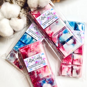 Cotton Candy Snap Bar Wax Melt, Cotton Candy Scent, Strong Scented Wax ...