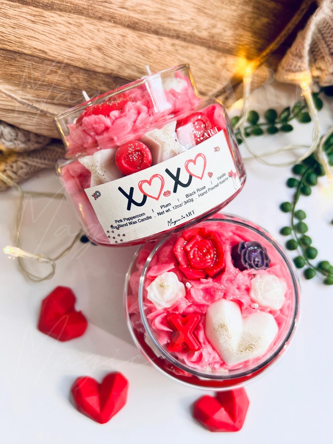 XOXO Candles and Wax Melts, Valentines Day Candle, Unique Candle ...
