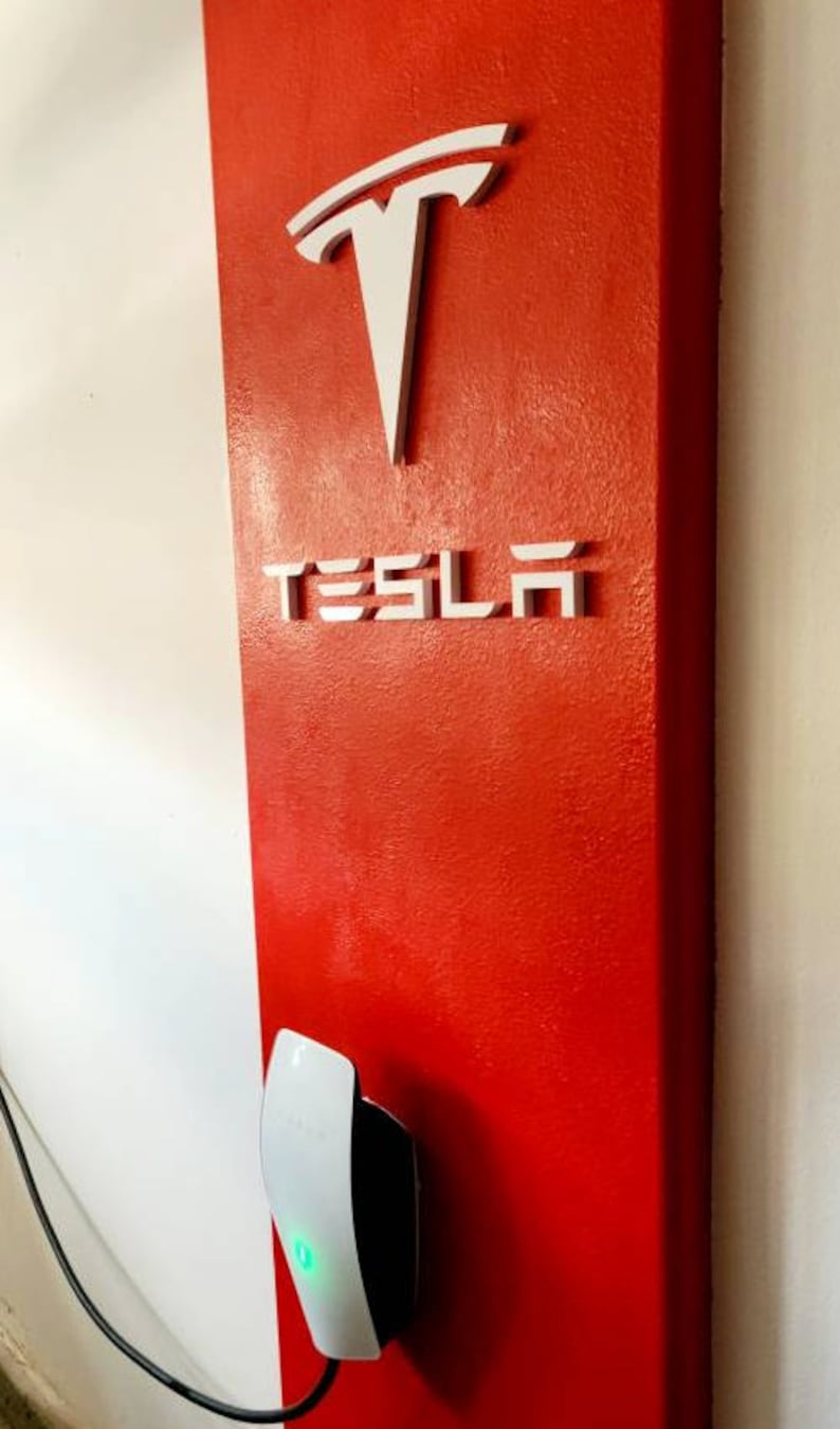 Tesla Wall Logo and Tesla Letters 3d-big-multiple Colors - Etsy