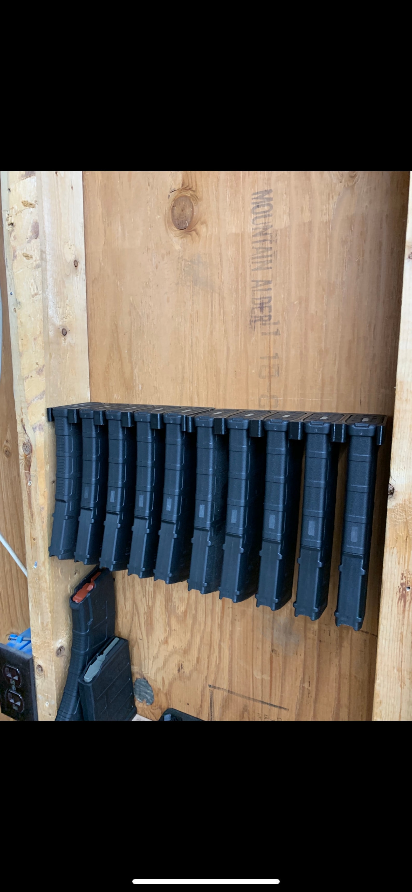 Magpul Pmag& Hex Mag Wall Mount- Choose Your Style .223/5.56, 7.62x51 ...