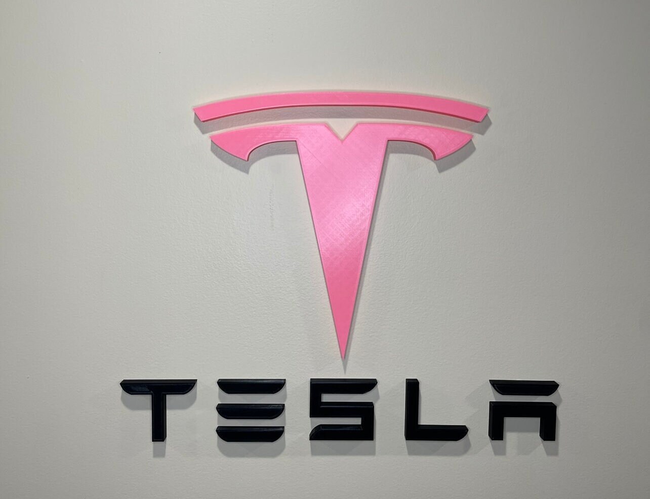 Tesla Wall Logo and Tesla Letters 3d-big-multiple Colors - Etsy