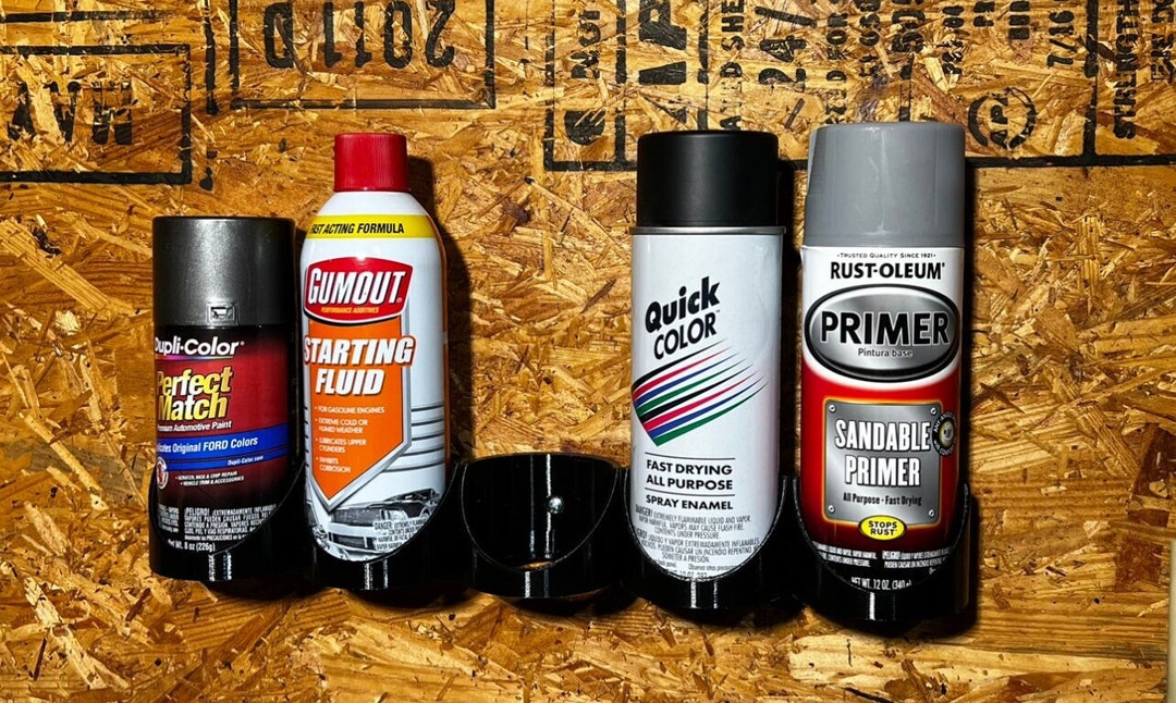 Paint/wd-40/chemical Can Wall Mount-5 Pack - Etsy