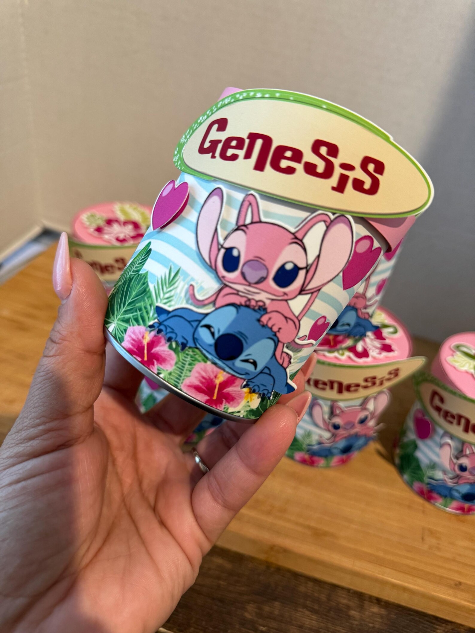 Stitch / Pringles Personalized/ Chips Personalized/ Birthday Boy ...