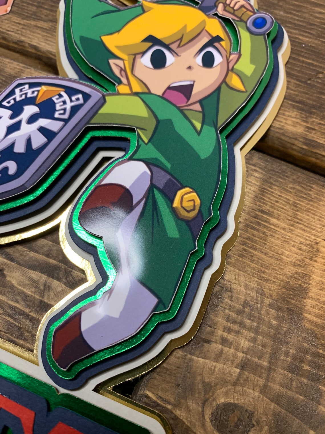Zelda/ the Legend/ Caketopper/ Birthday Decor/ Young Birthday - Etsy