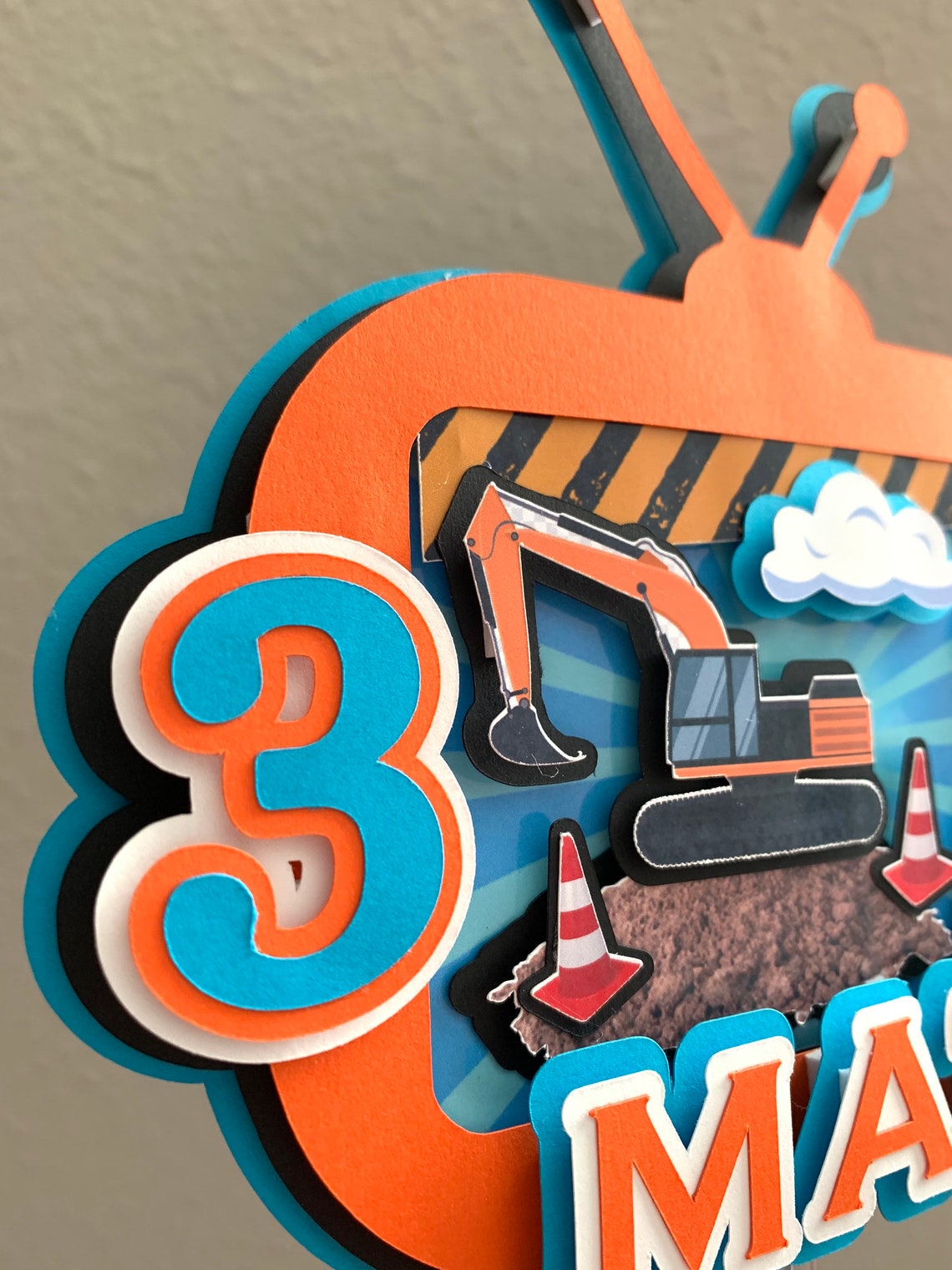 Bippli Birthday/ Birthday Boy/ Birthday Construction/supplies - Etsy