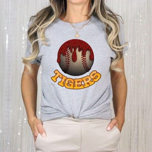 PNG Digital File. Orange Baseball Ice Cream Drip Numbers. Ready to ...