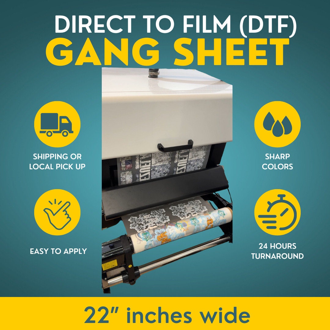 DTF Gang Sheet, Custom Direct-to-film Transfers, DTF Rolls, DTF Prints ...