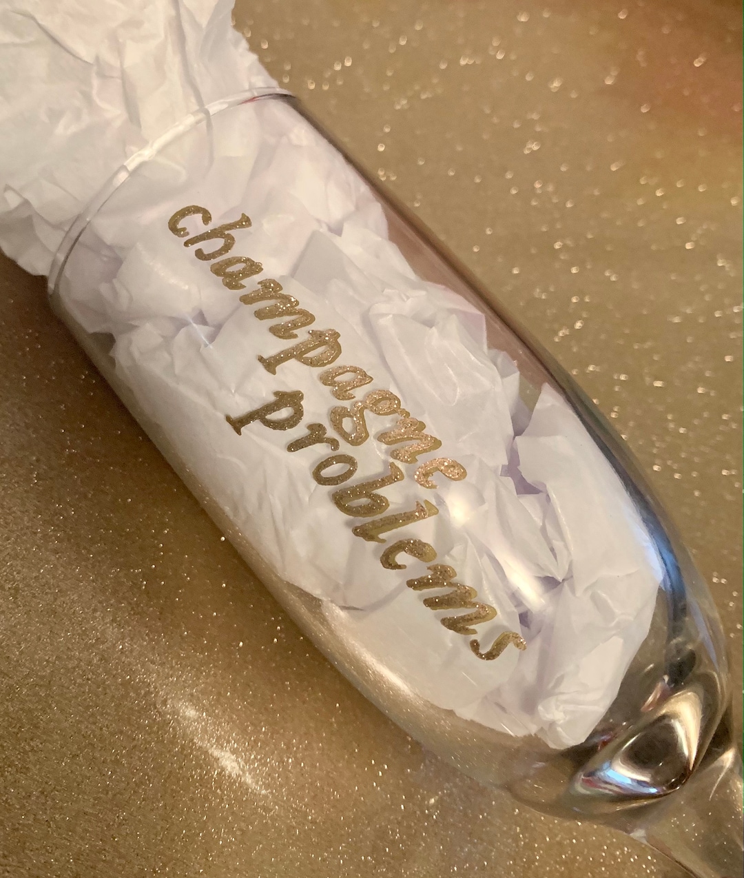 Champagne Problems Champagne Flute - Etsy