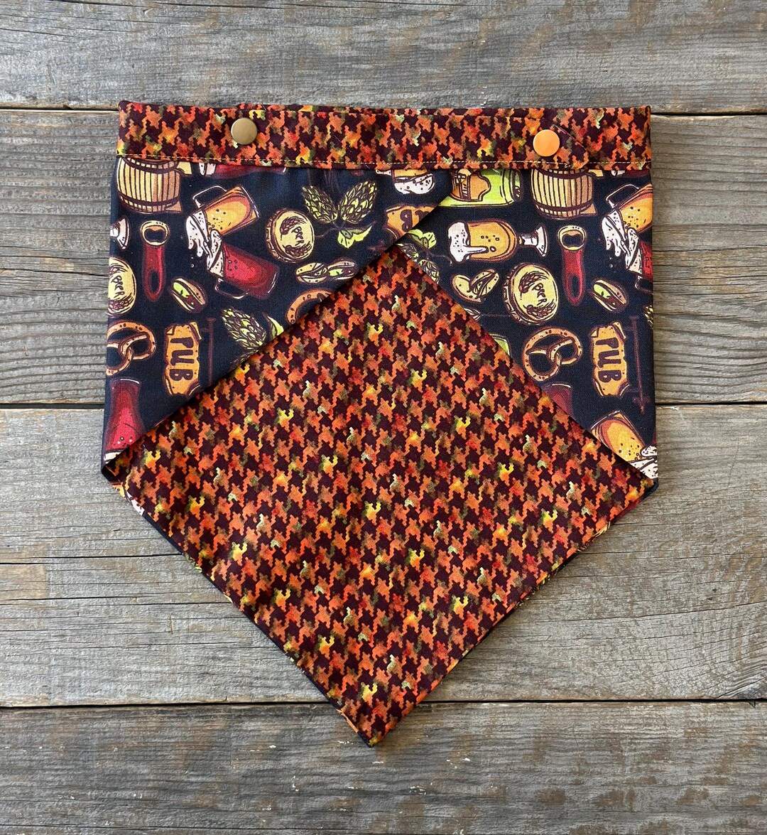 Dave's Pub and Grandma's Couch - Double-sided Dog Bandanna, Dog ...