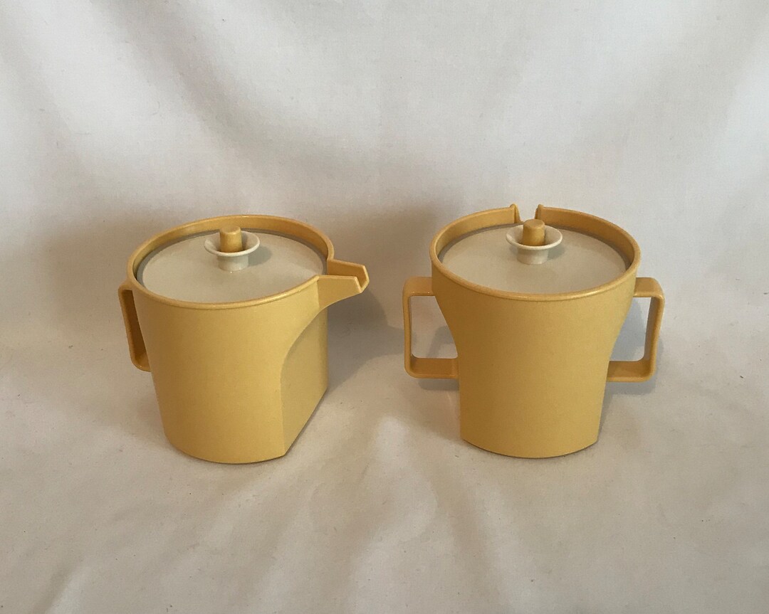 Tupperware Cream & Sugar Set - Etsy