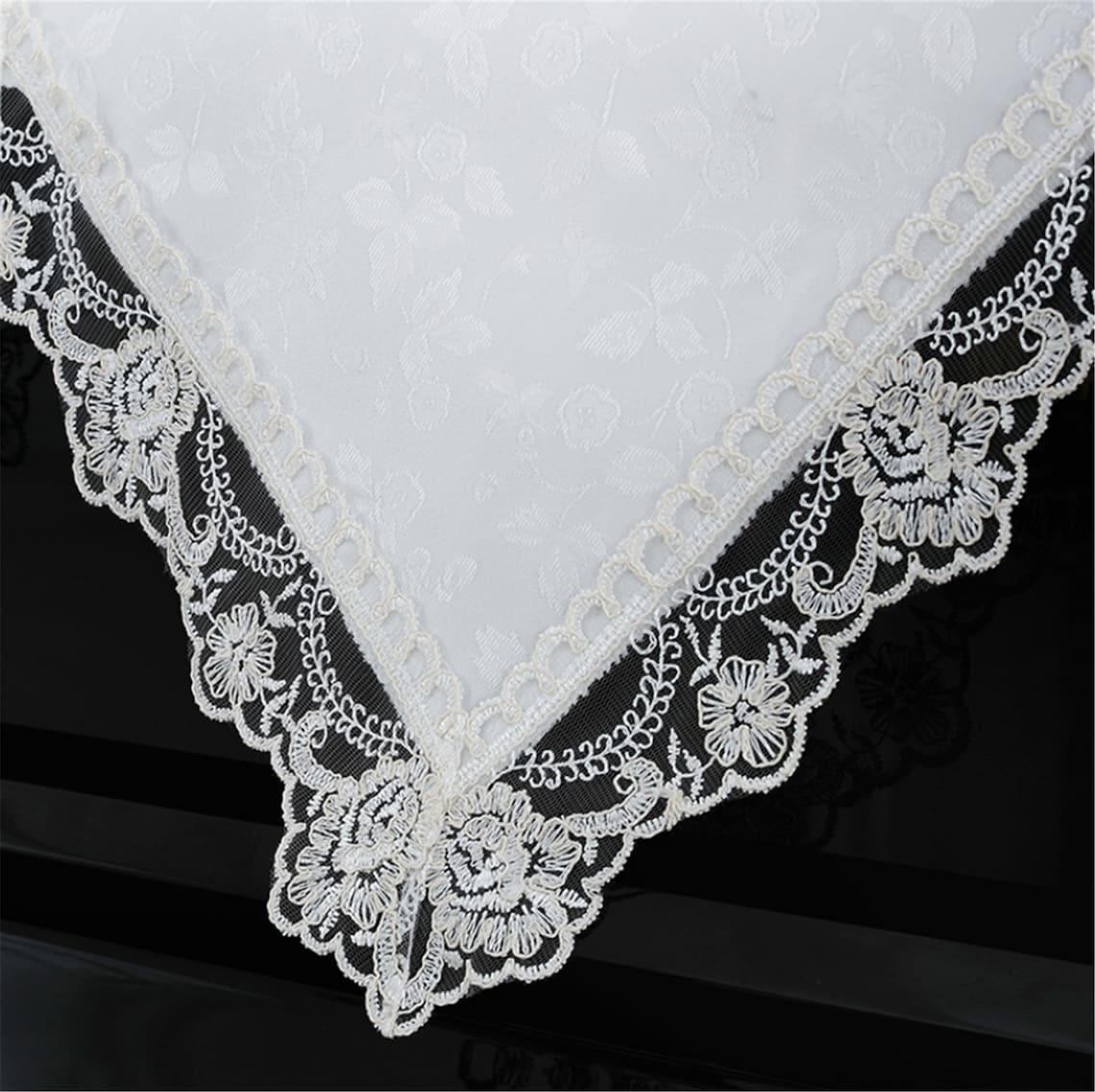 Lace Piano Dust Cover Piano Half Cover Piano Fresh Cloth - Etsy