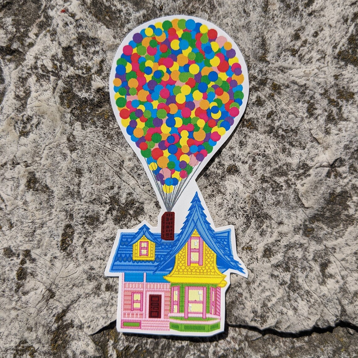 Up House Balloons Sticker/ Carl and Ellie House Sticker - Etsy