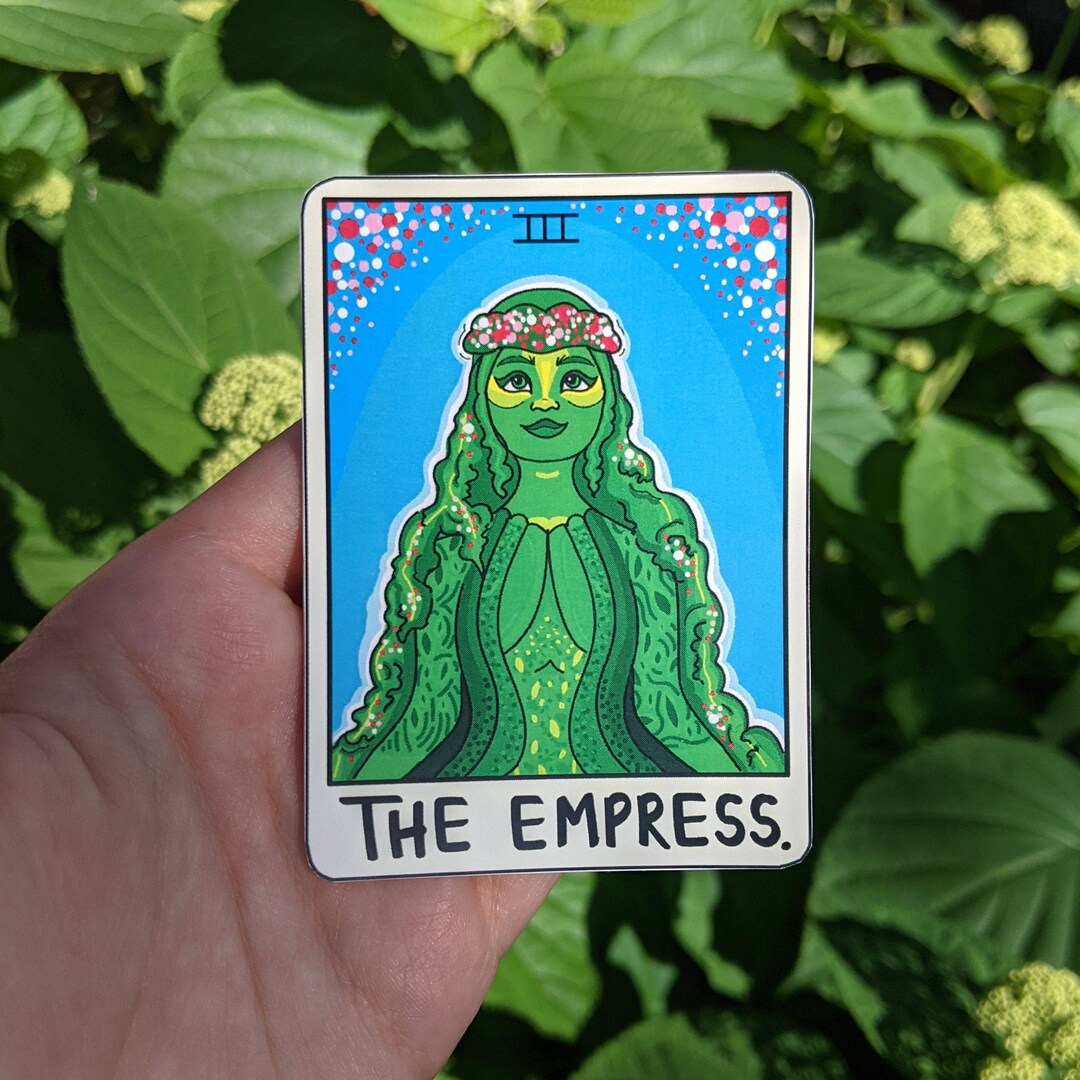 Moana, Te Fiti Disney Tarot Sticker / Empress Tarot Card Sticker ...