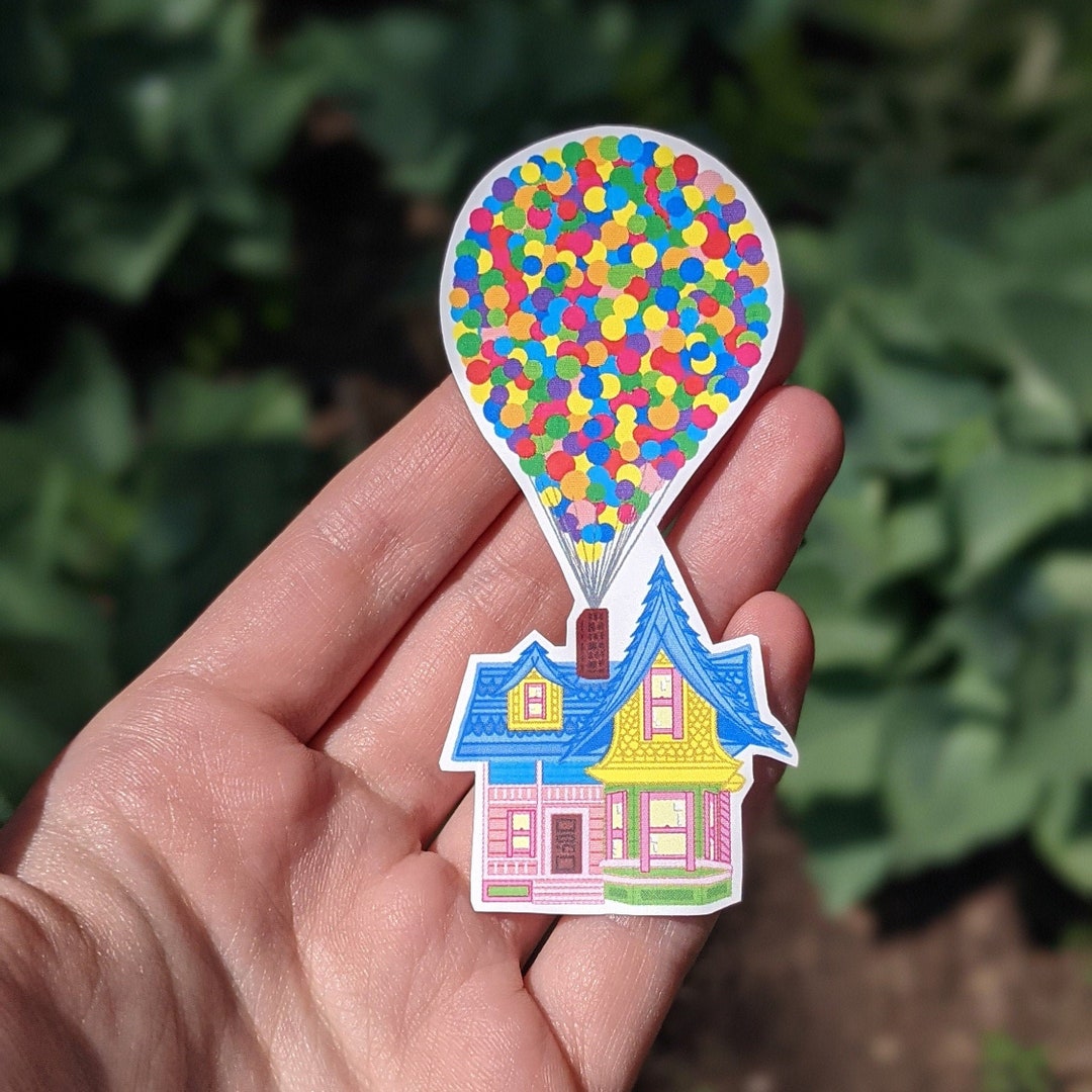 Up House Balloons Sticker/ Carl and Ellie House Sticker /disney, Pixar ...