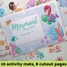 Printable Mermaid Theme Busy Book Toddler Busy Book Under - Etsy