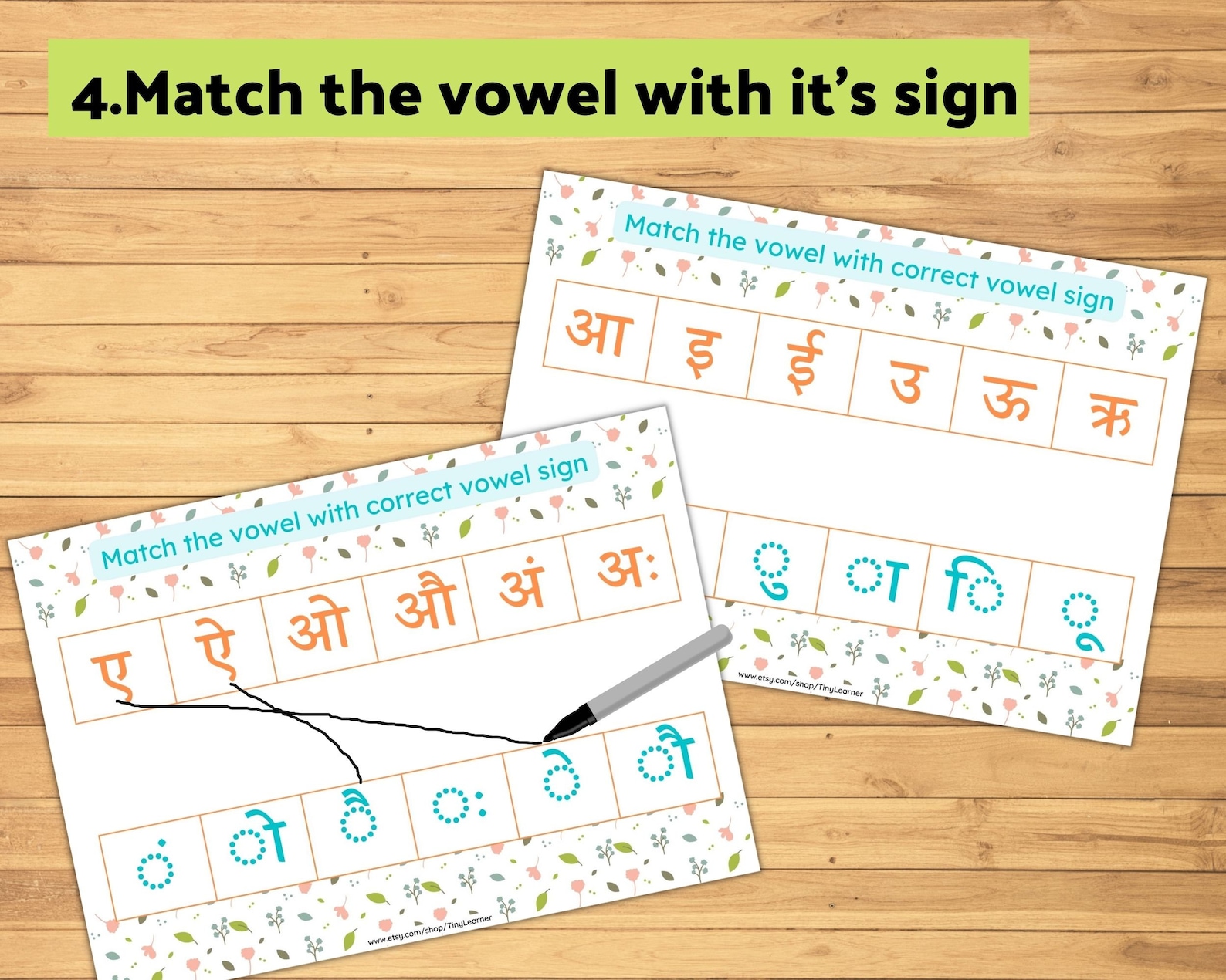 Printable Hindi Matra Practice Worksheet Hindi Swar Vowel - Etsy UK