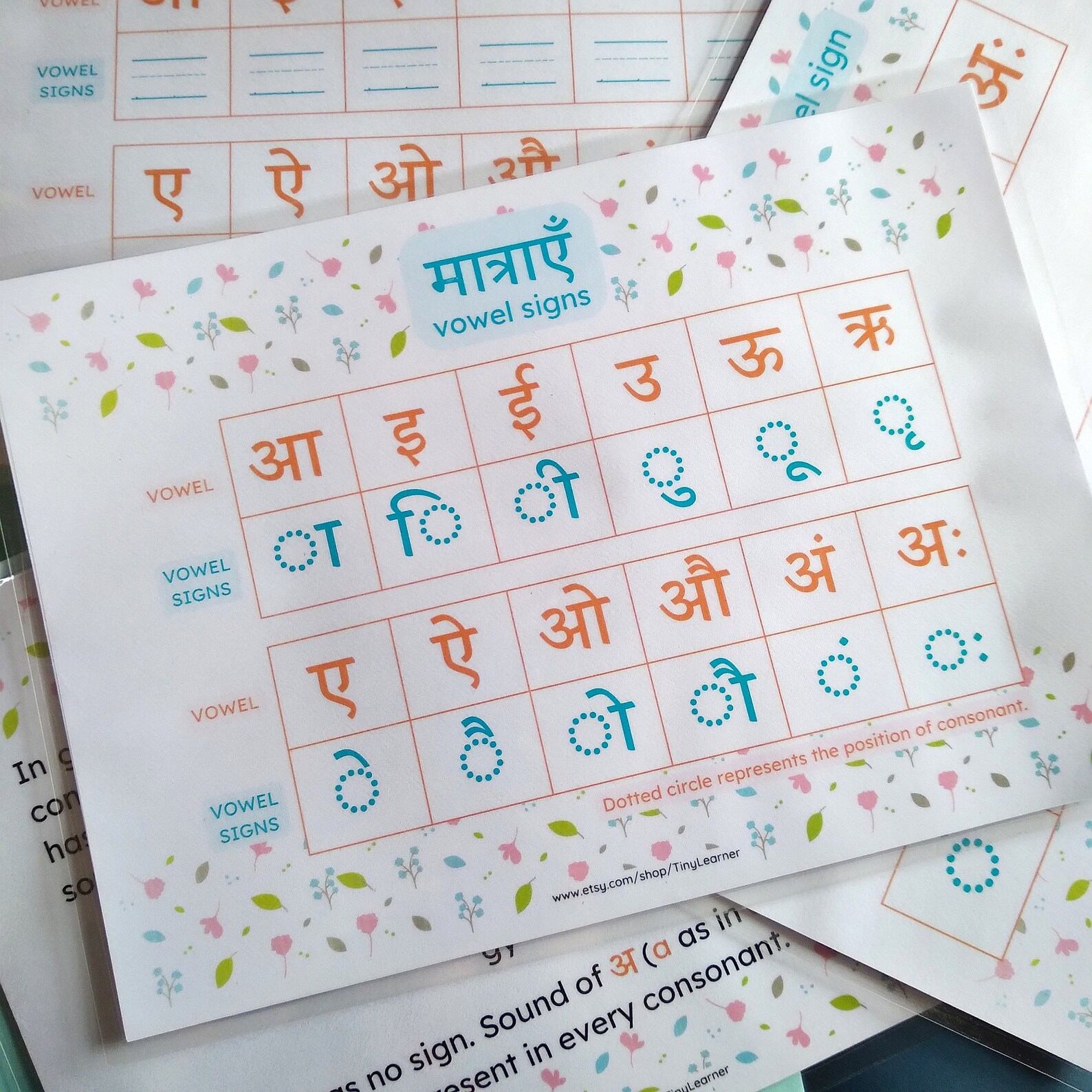 Printable Hindi Matra Practice Worksheet, Hindi Swar Vowel Sign, Hindi ...